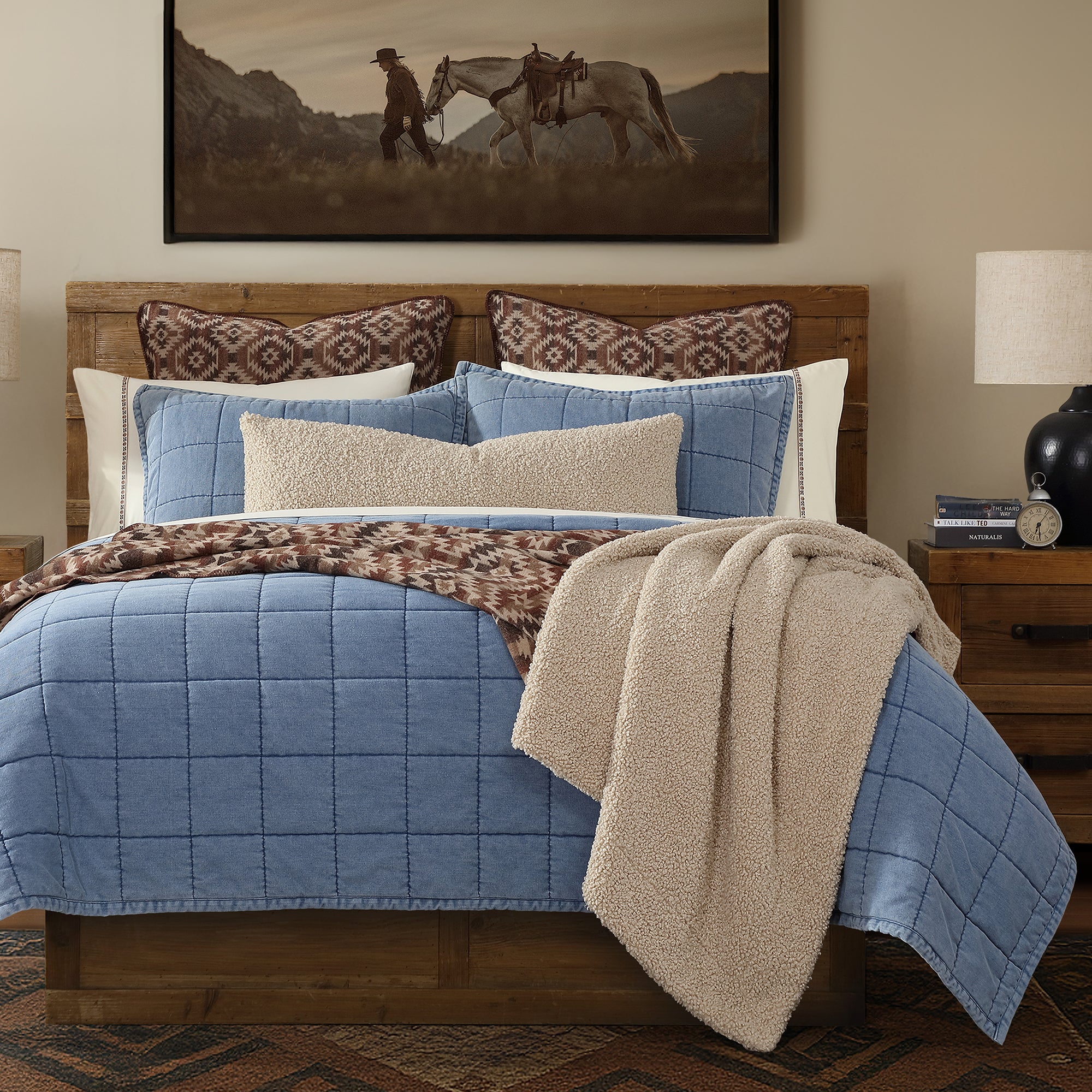 Explore the Cozy Charm of Modern Rustic Bedding at HiEnd Accents