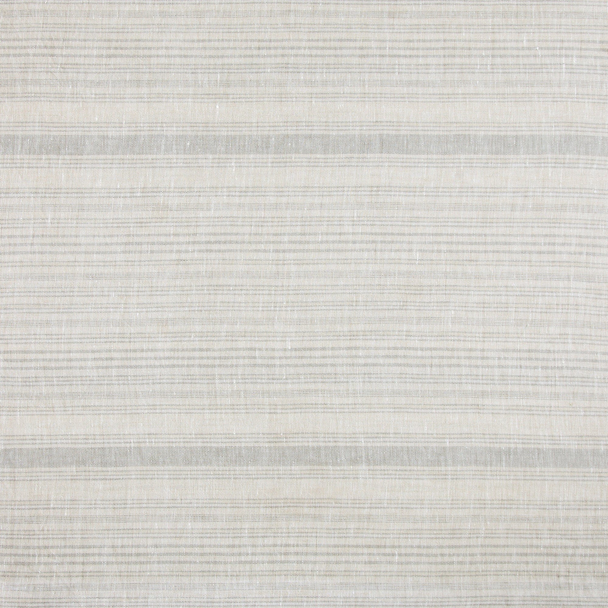 100% French Flax Linen Variegated Stripe Swatch | HiEnd Accents