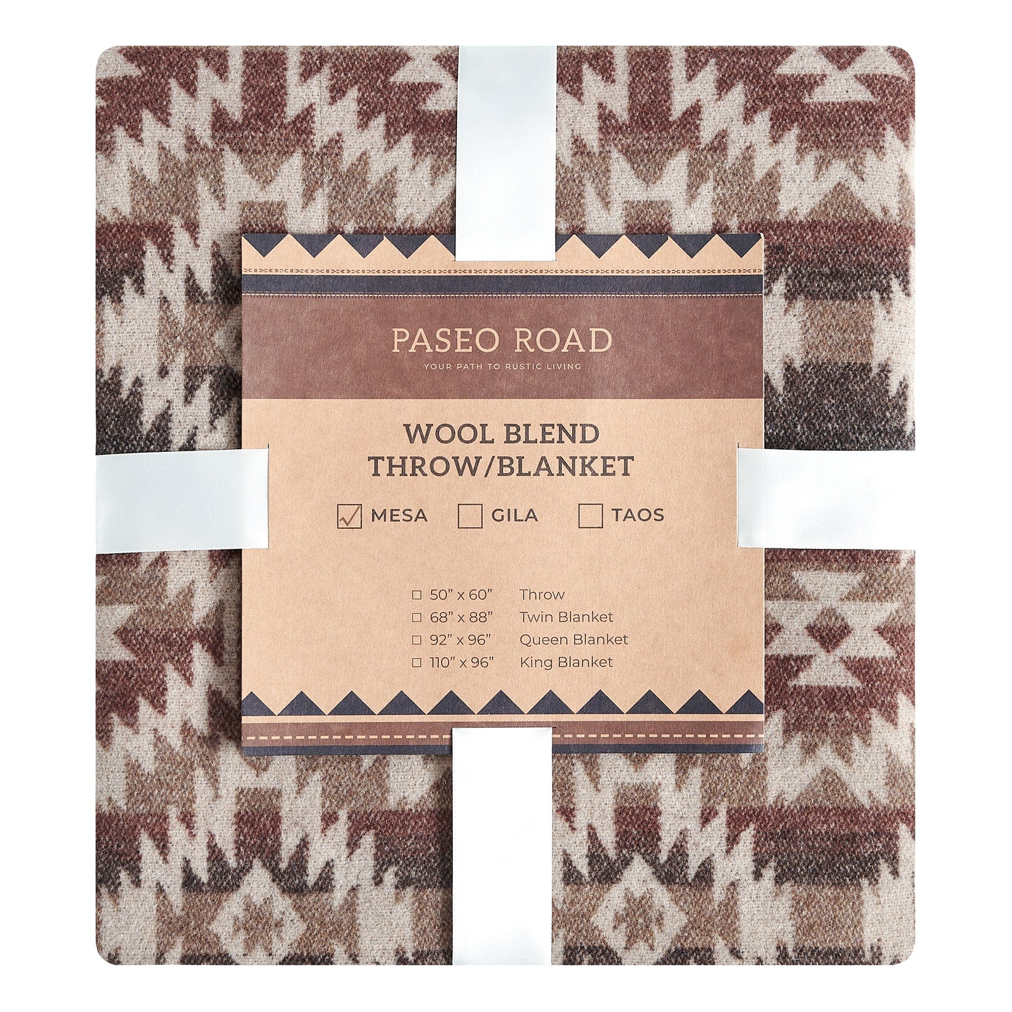 Mesa Wool Blend Blanket | HiEnd Accents