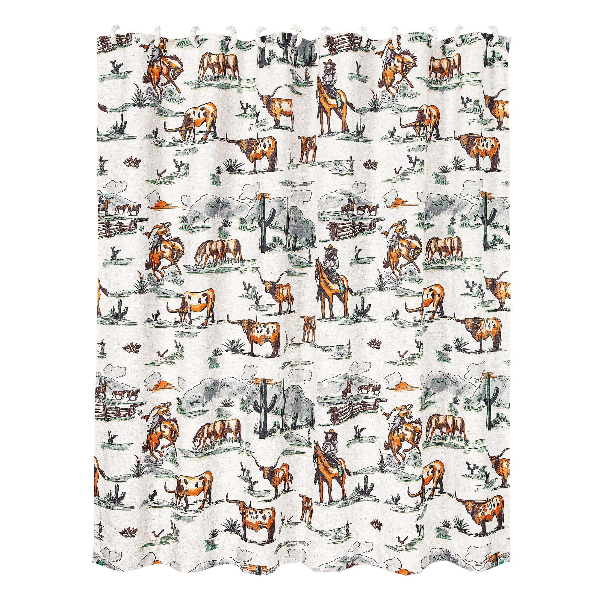 Ranch Life Shower Curtain | HiEnd Accents