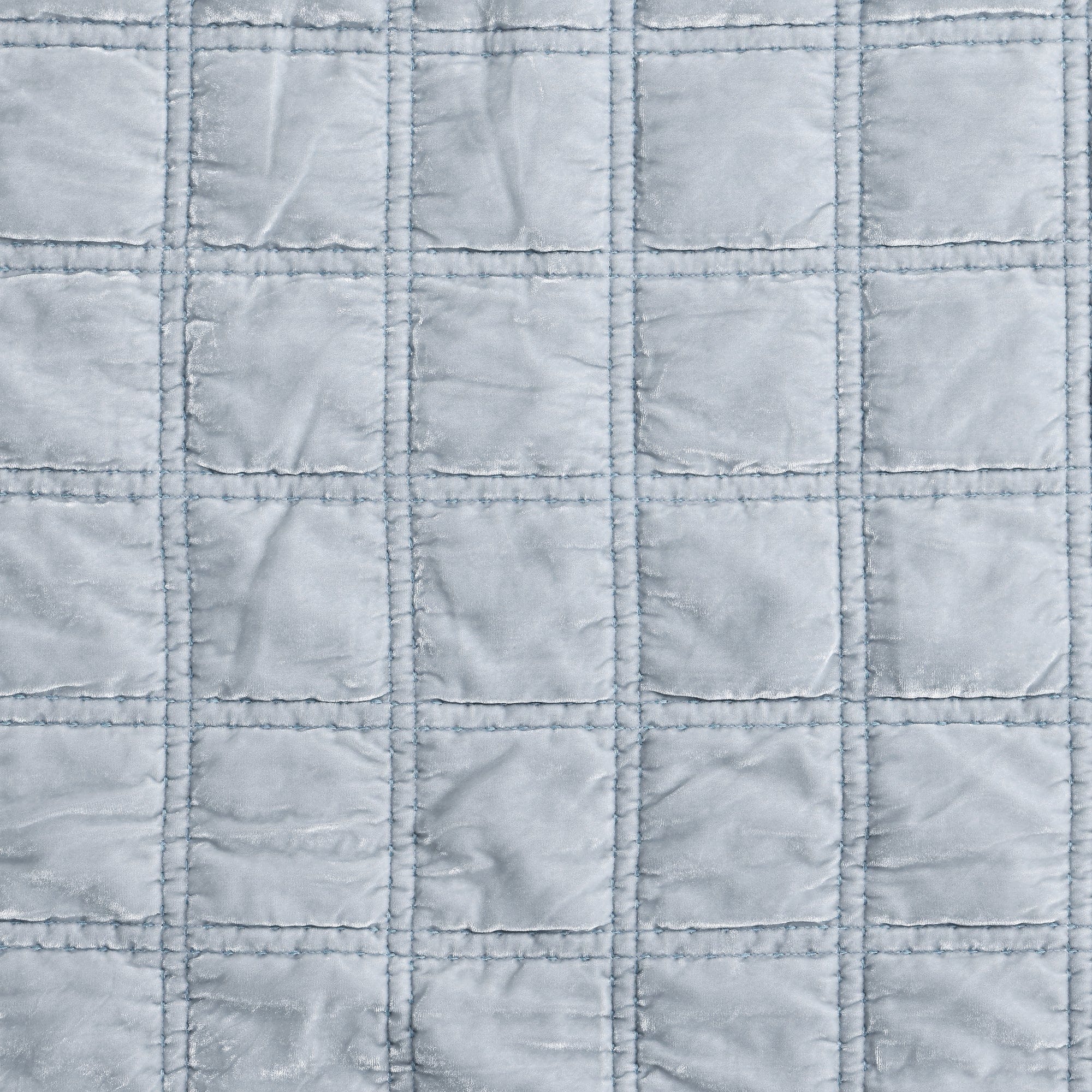 Stella Faux Silk Double Box Stitch Quilt Set | HiEnd Accents