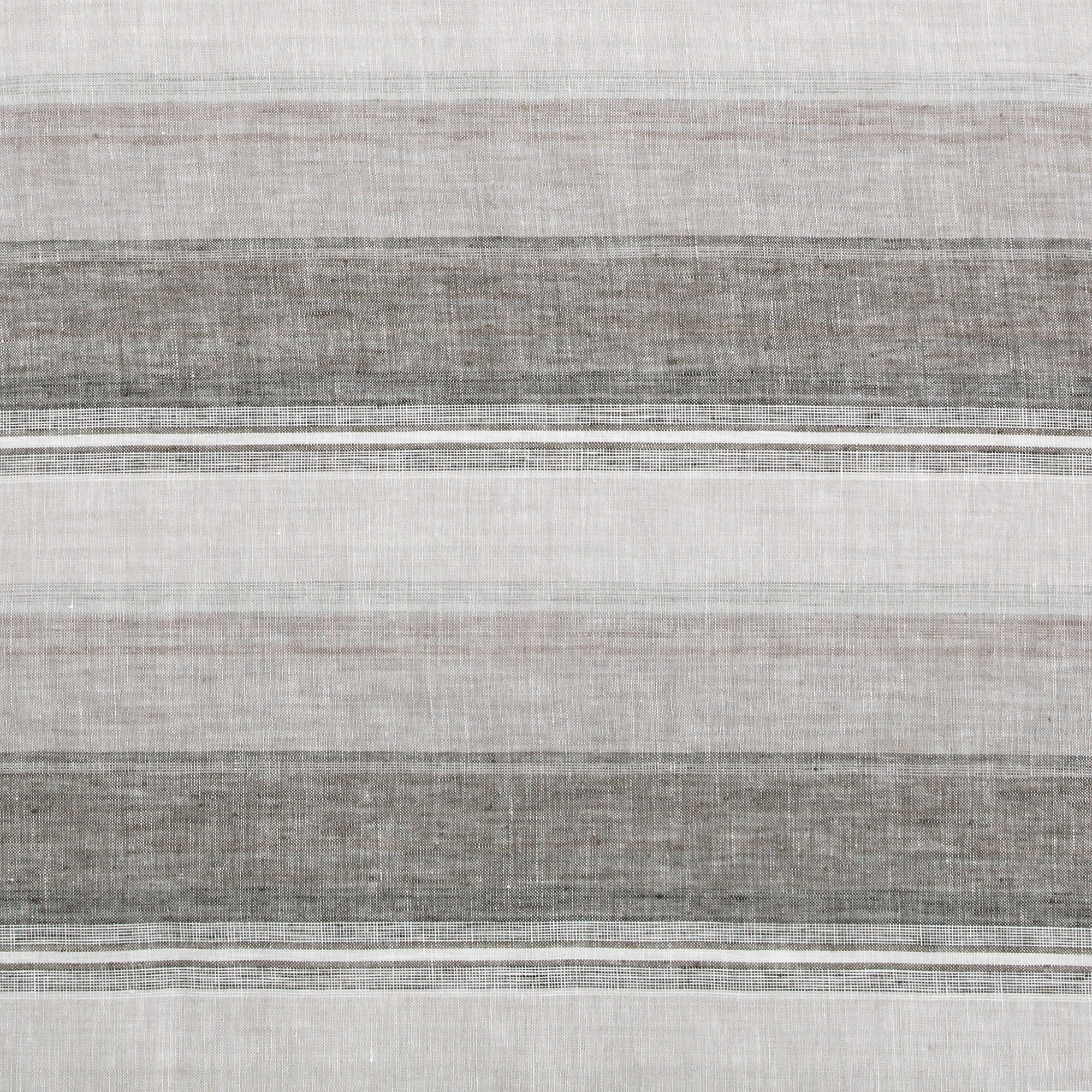 100% French Flax Linen Variegated Stripe Swatch | HiEnd Accents