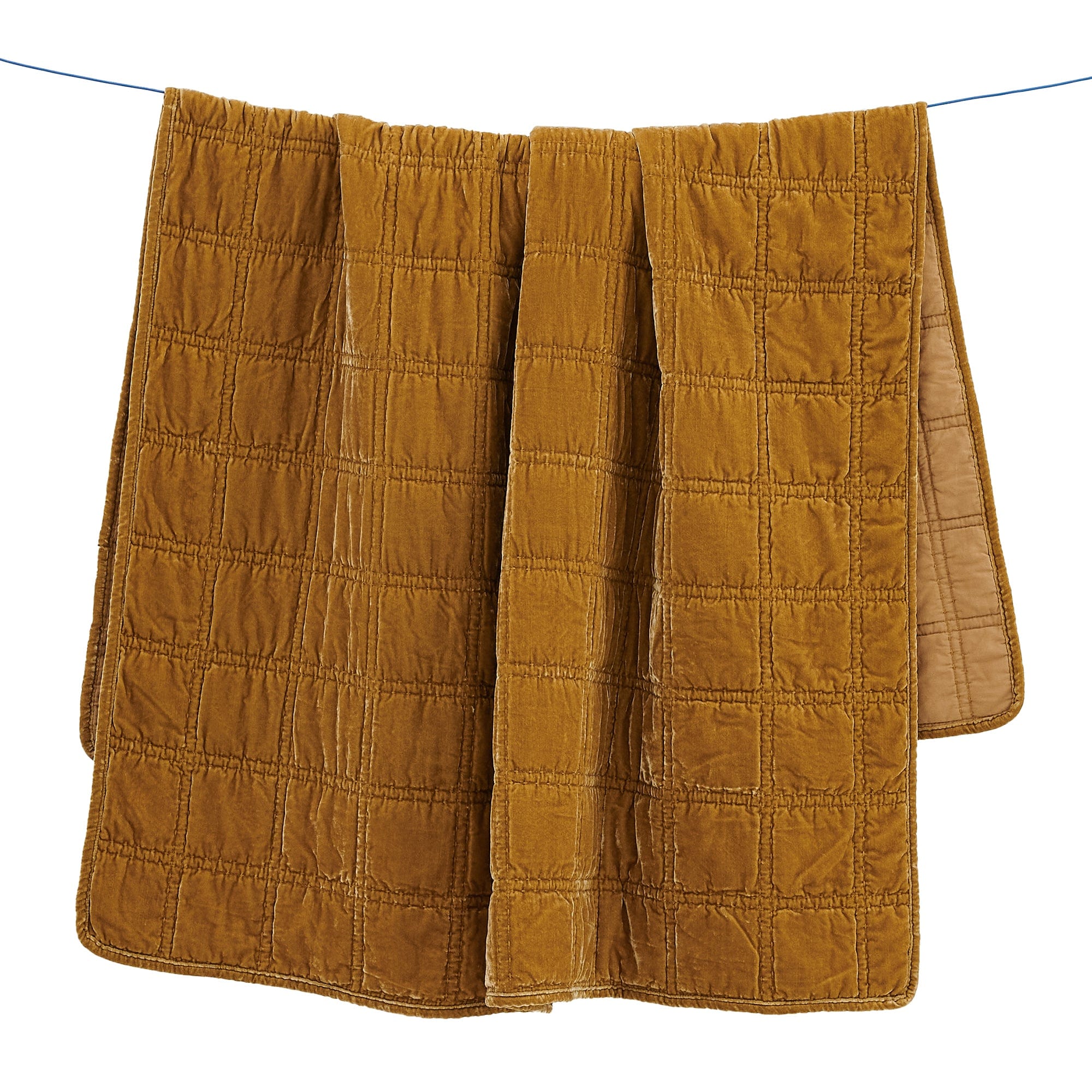 Stella Faux Silk Double Box Stitch Throw | HiEnd Accents
