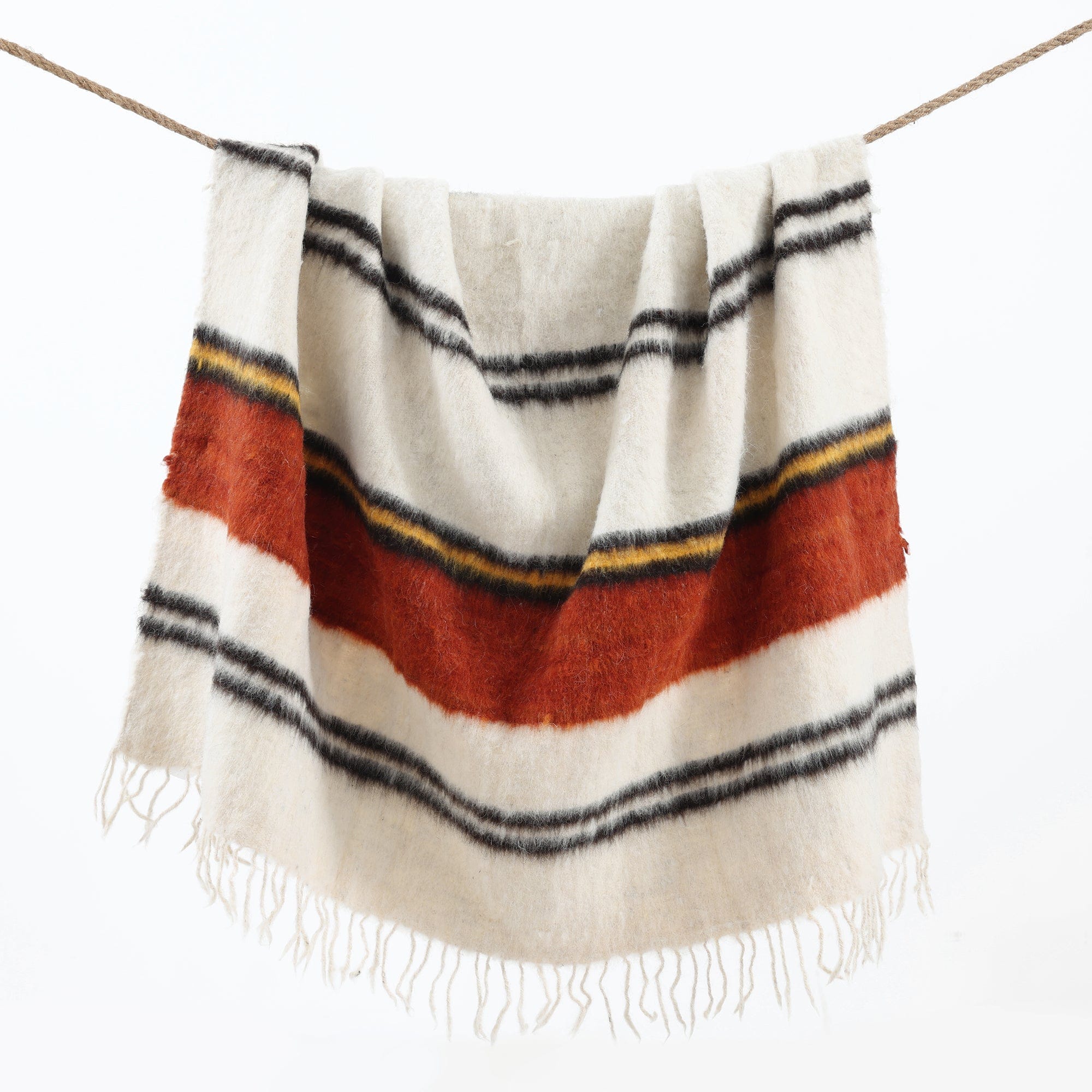 Solola 100% Wool Handwoven Throw Blanket | HiEnd Accents