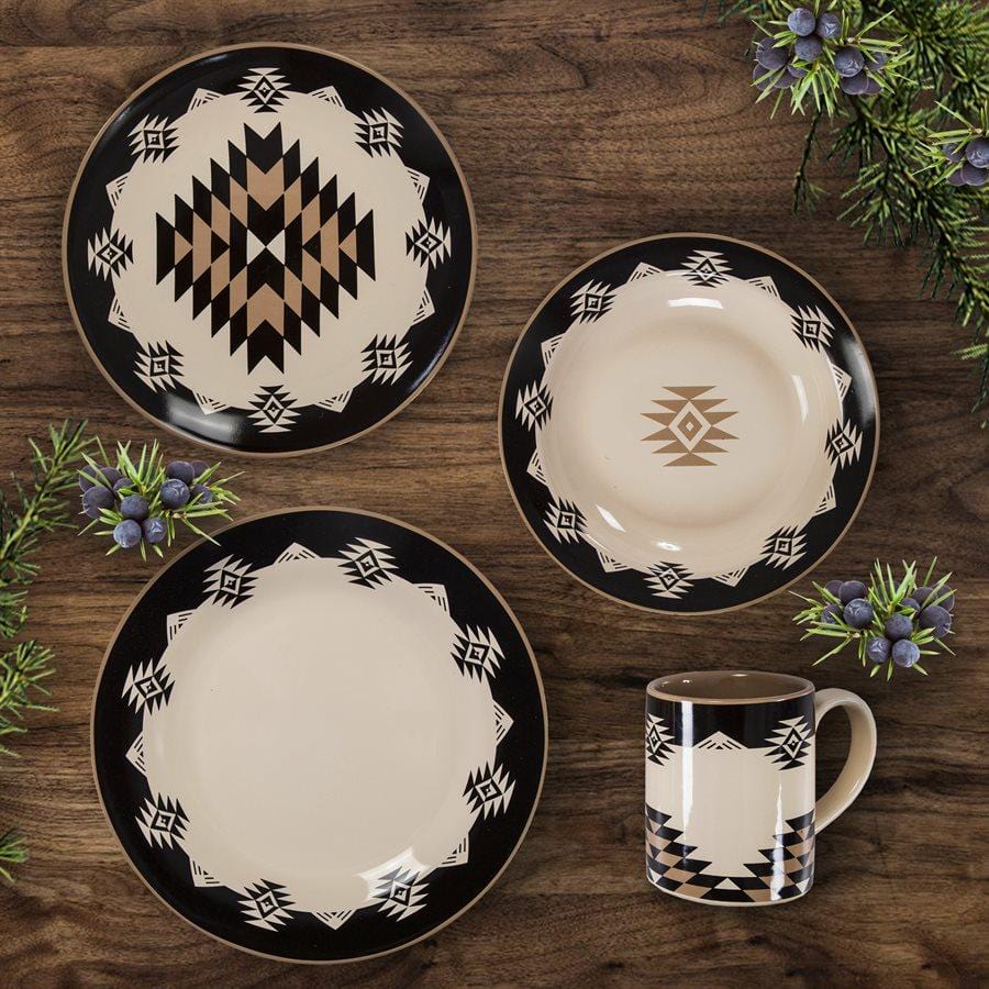 Chalet Aztec 16PC Dinnerware Set | HiEnd Accents