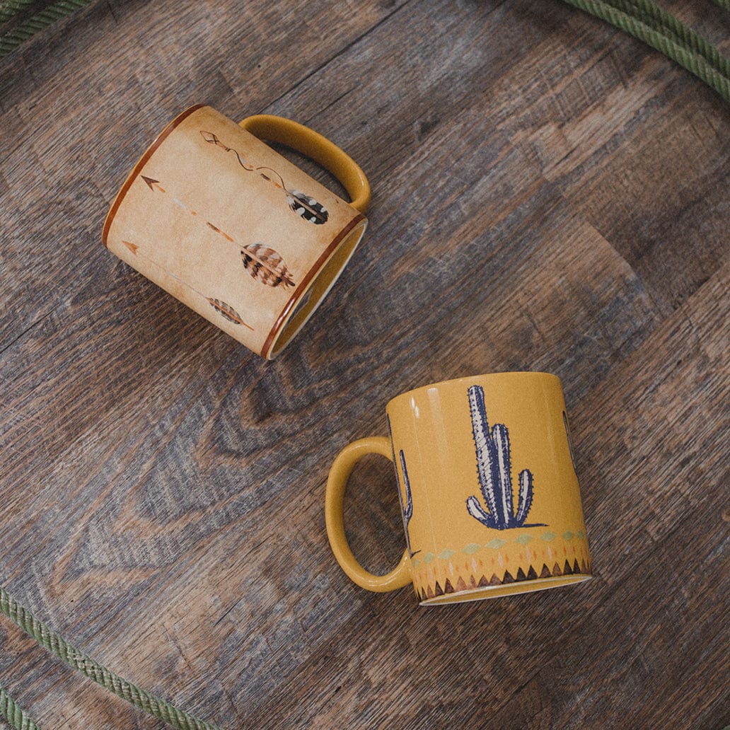 Large Arrow Mug, Set of 4 | HiEnd Accents