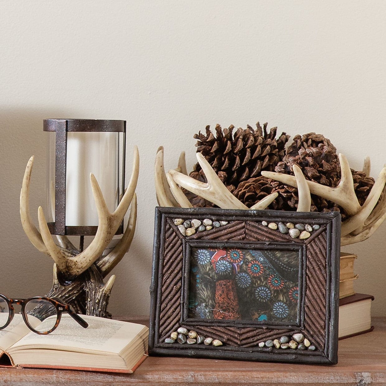River Rock Picture Frame | HiEnd Accents