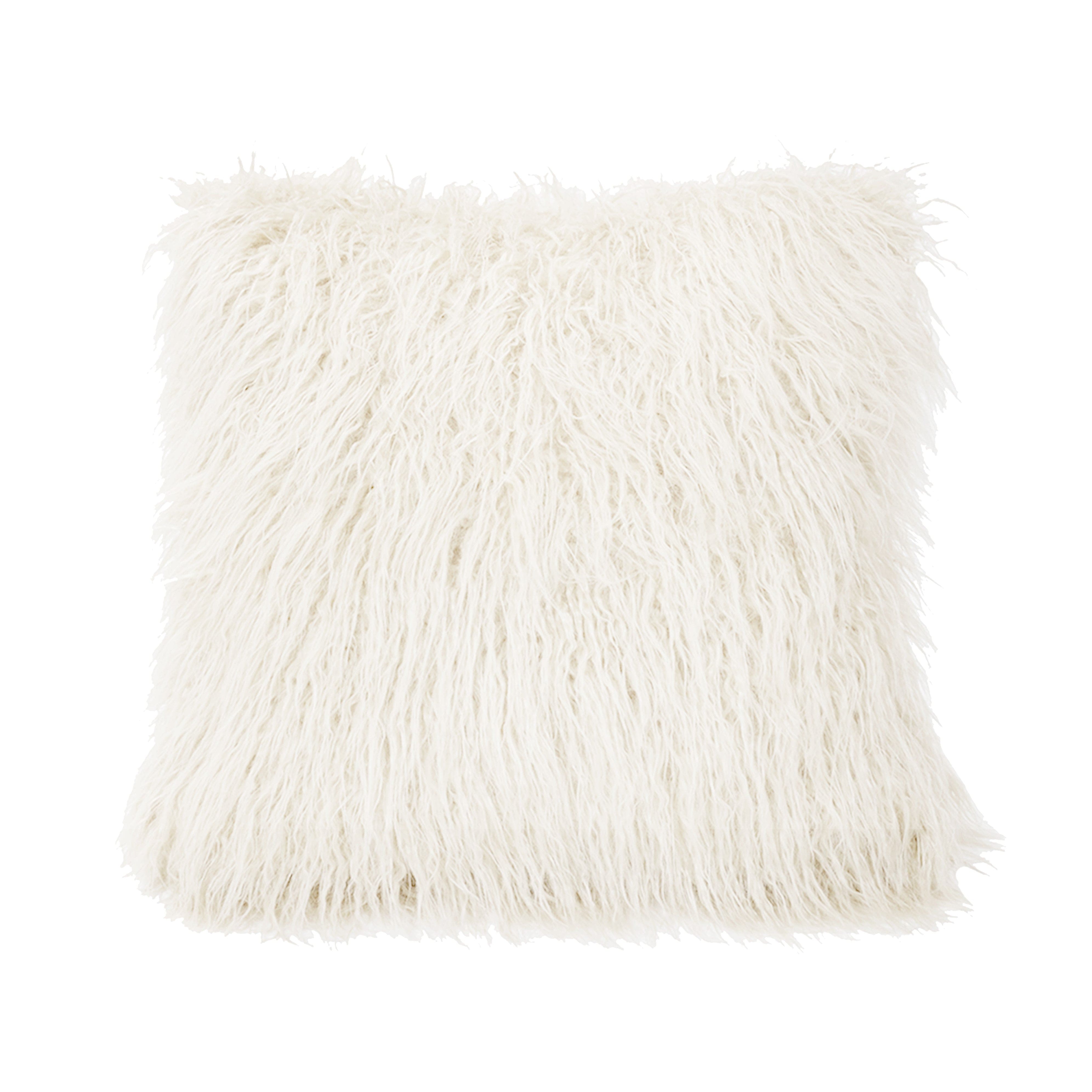 Mongolian Faux Fur Throw Pillows | HiEnd Accents