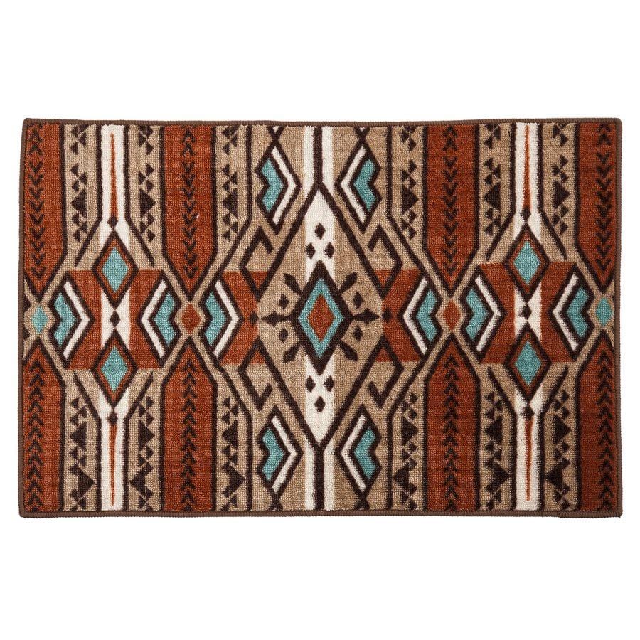 Aztec Stripe Kitchen/Bath Rug | HiEnd Accents