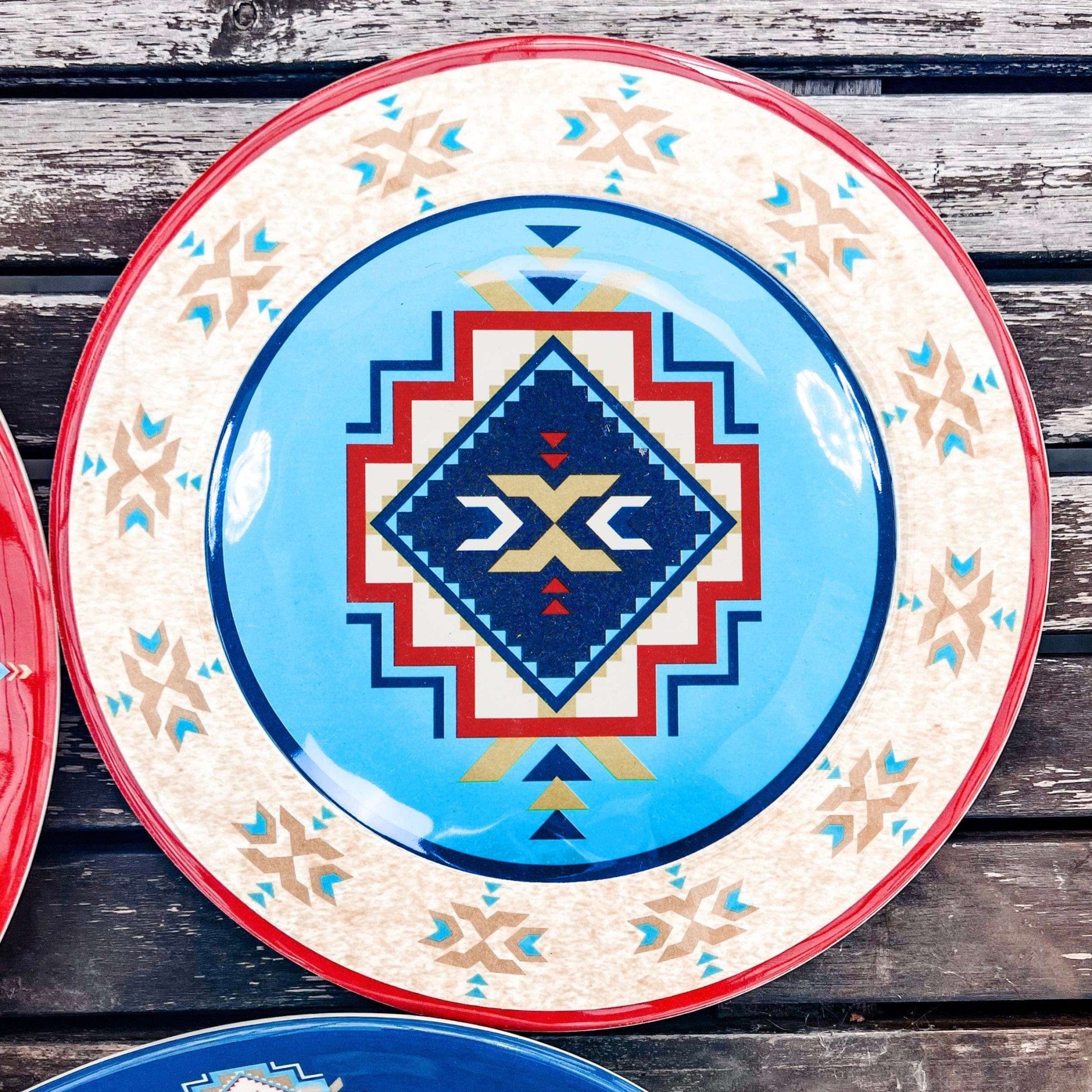 Spirit Valley Melamine Salad Plates, Set of 4 | HiEnd Accents