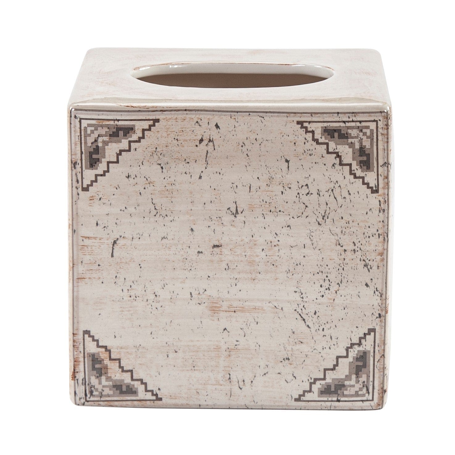 Dakota Ceramic Tissue Box | HiEnd Accents