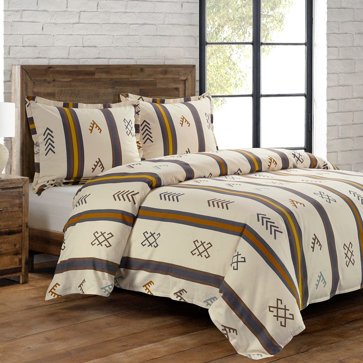 Toluca Canvas Bedding Set | HiEnd Accents