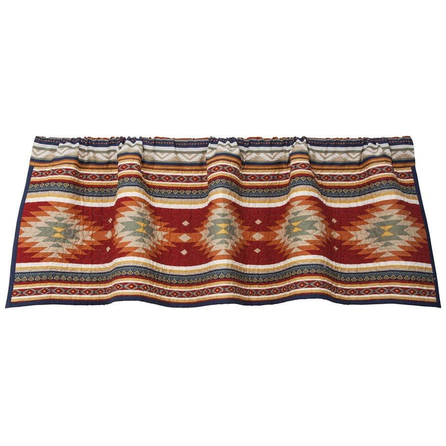 Del Sol Aztec Design Kitchen Valance | HiEnd Accents
