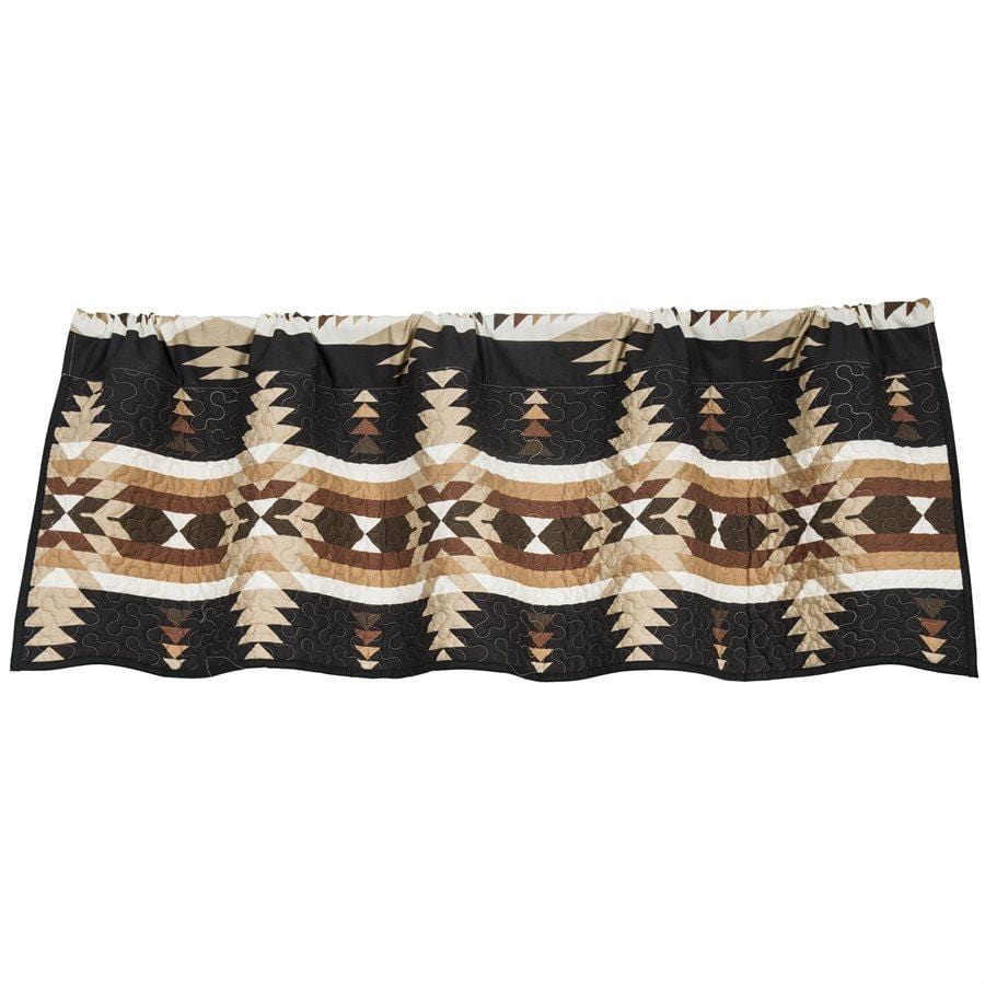 Yosemite Kitchen Valance w/ Aztec Pattern | HiEnd Accents